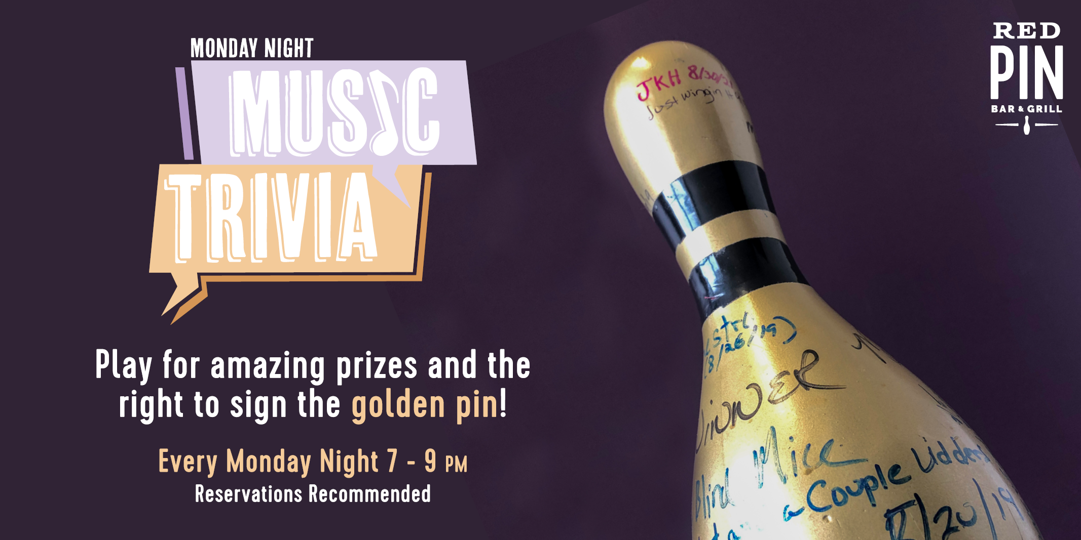 Events – Red Pin Bar & Grill