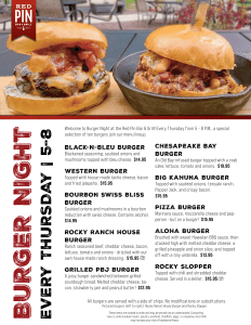 Menu – Red Pin Bar & Grill