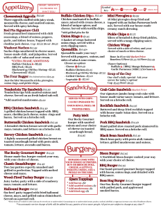 Menu – Red Pin Bar & Grill